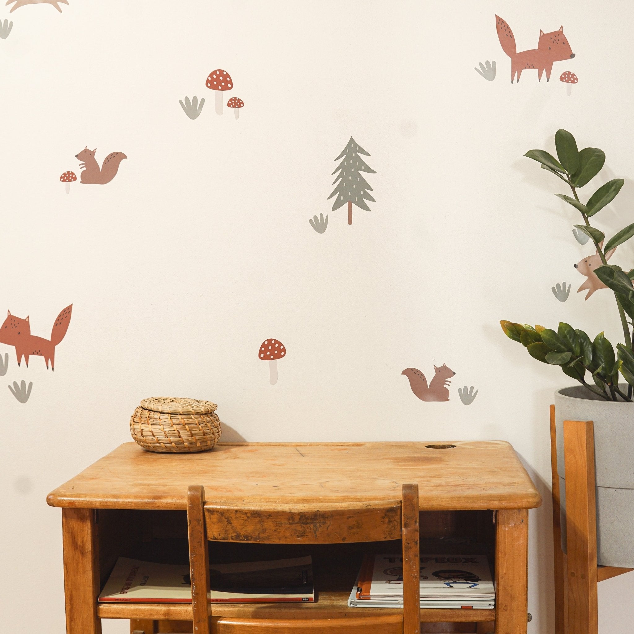 Autocollant Mural Rupert - Stickers Forêt Enchanté – Décor Imprimé