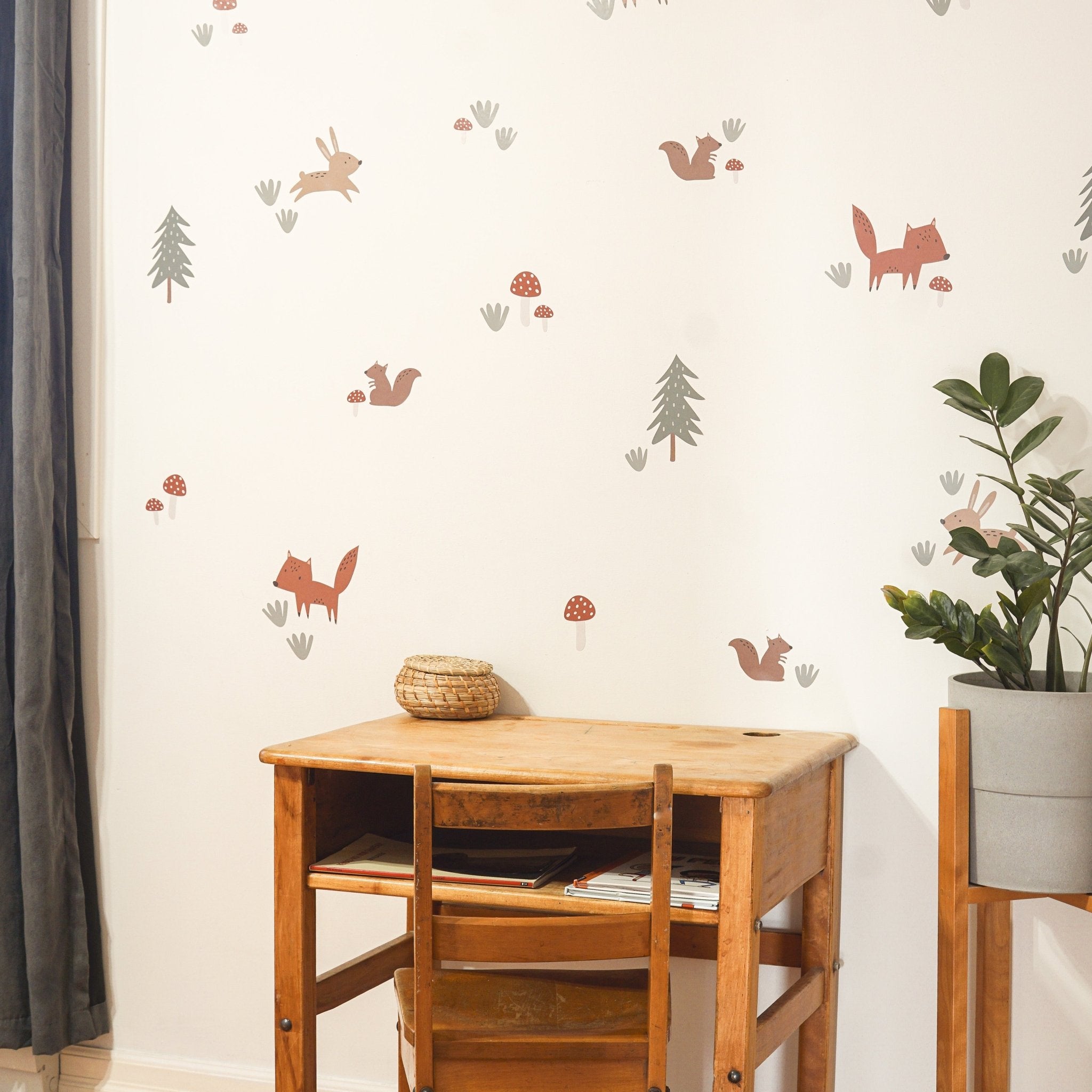 Autocollant Mural Rupert - Stickers Forêt Enchanté – Décor Imprimé