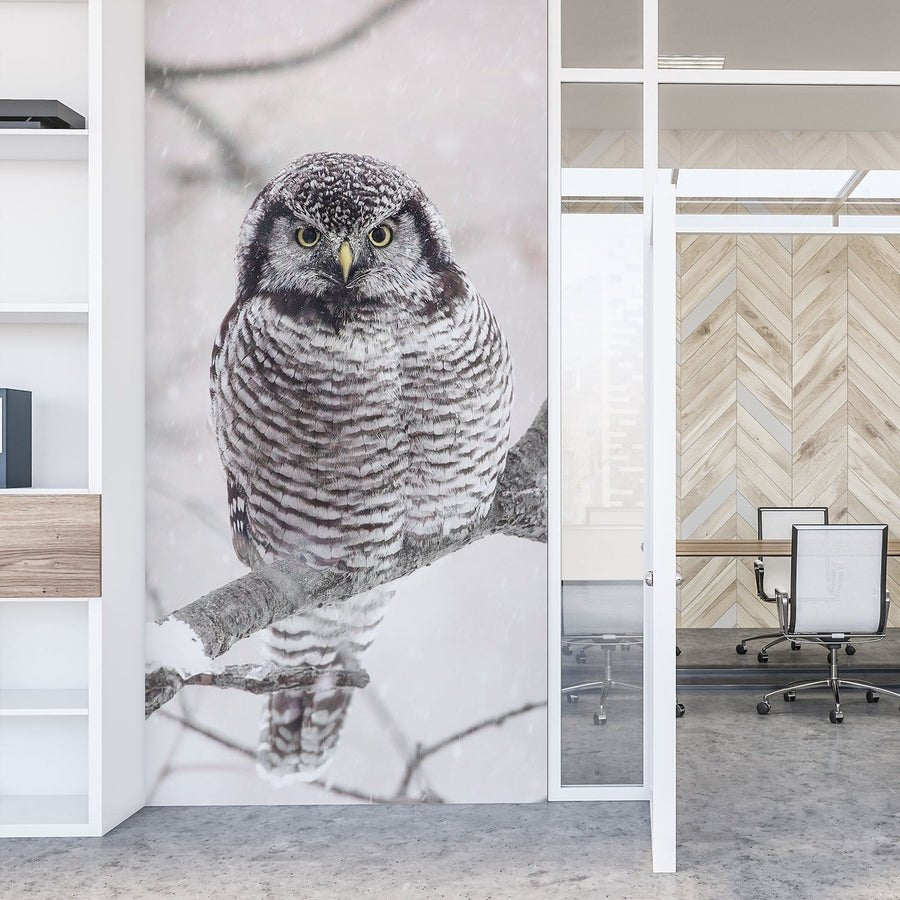 Nice Hawk Self-adhesive Wallpaperr by Printed Decor x Jean-Simon Bégin